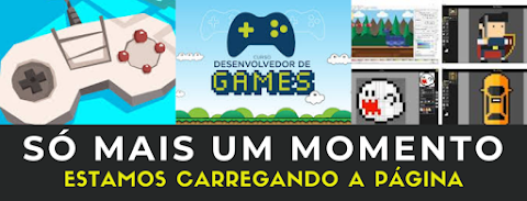 Aprenda criar jogos completos no início ao fim, passo a passo!