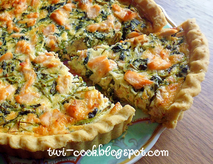 The Way I Cook: Salmon and Watercress Flan