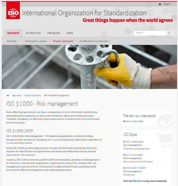 DCarsonCPA Risk Models: ISO 31000 Risk Management