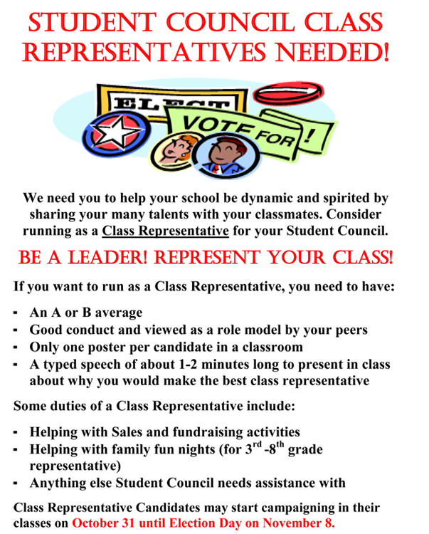 Everest Academy Lemont Blog: Class Representative Elections!