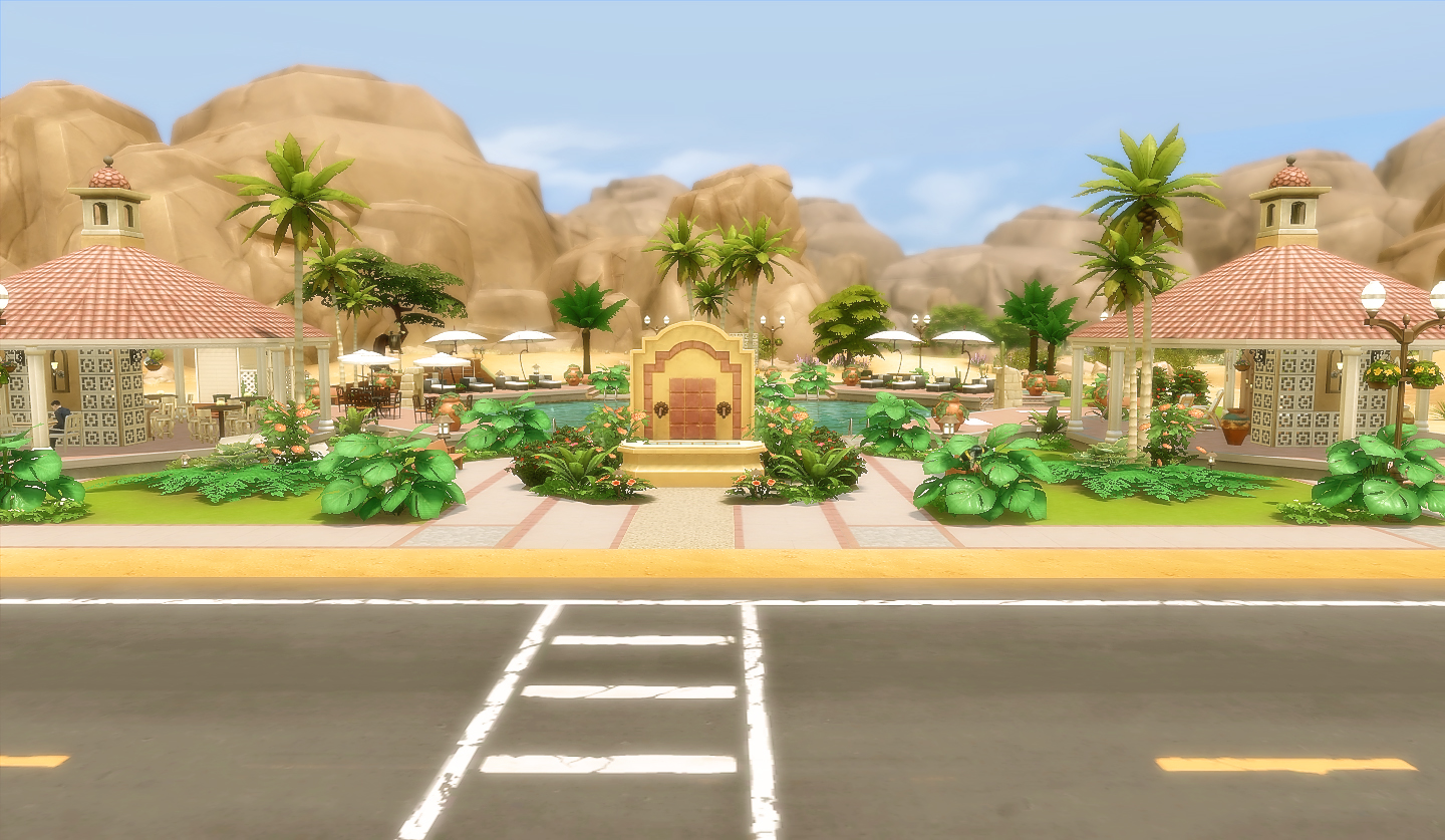 Oasis Springs Park - The Sims 4 - Via Sims