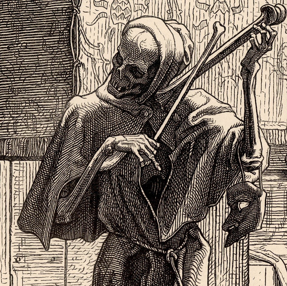 Prints and Principles: Alfred Rethel’s pair of wood-engravings, “Death ...