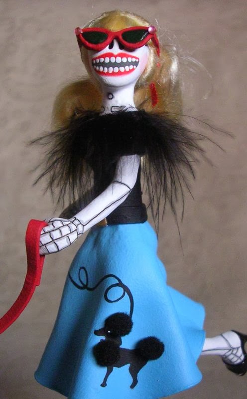 Clay Lindo: Skeleton Poodle Walker