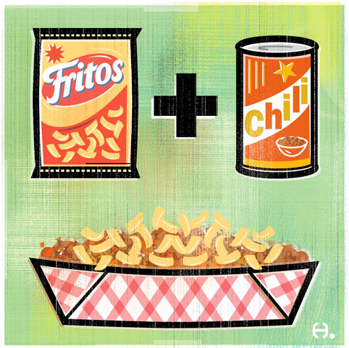 The Bargain Blonde: A Texas Delicacy: Frito Pie