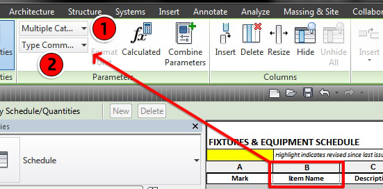 Revit Link: Identifying Renamed Headers In Schedules
