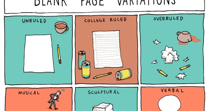 INCIDENTAL COMICS: Blank Page Variations