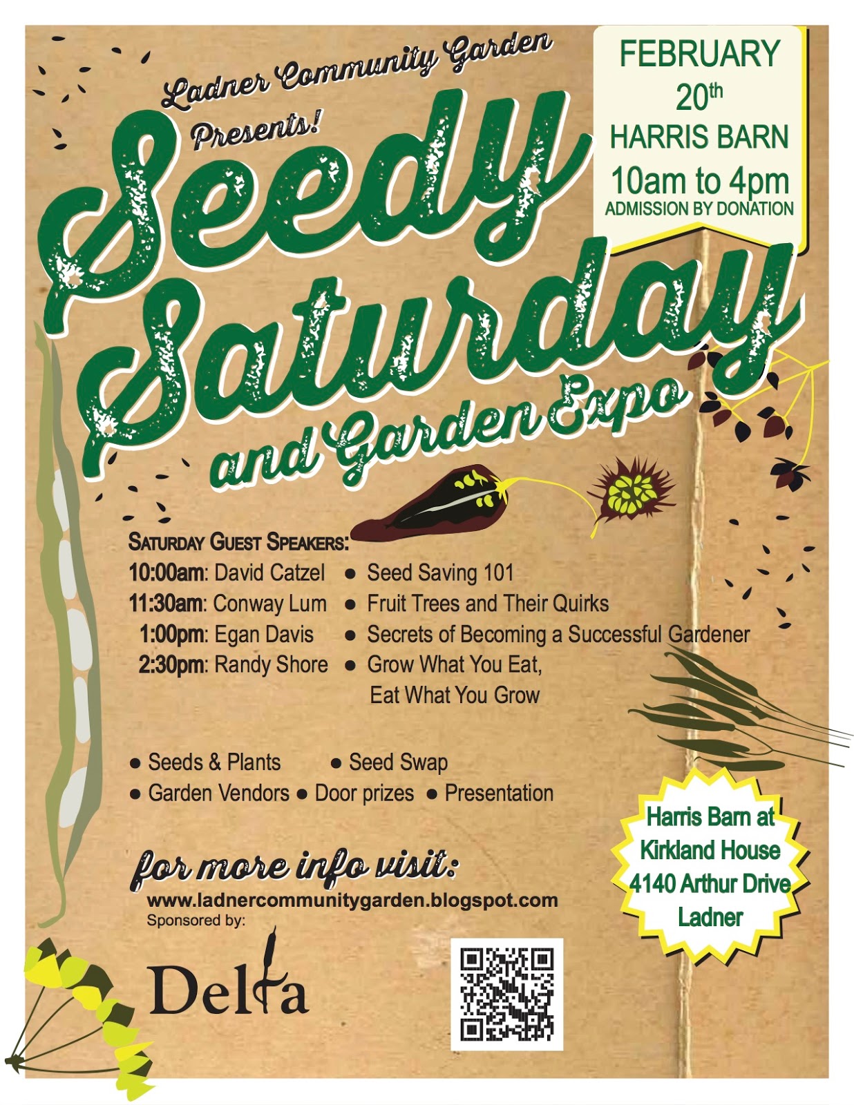 Three More Sleeps Until Ladner Seedy Saturday!