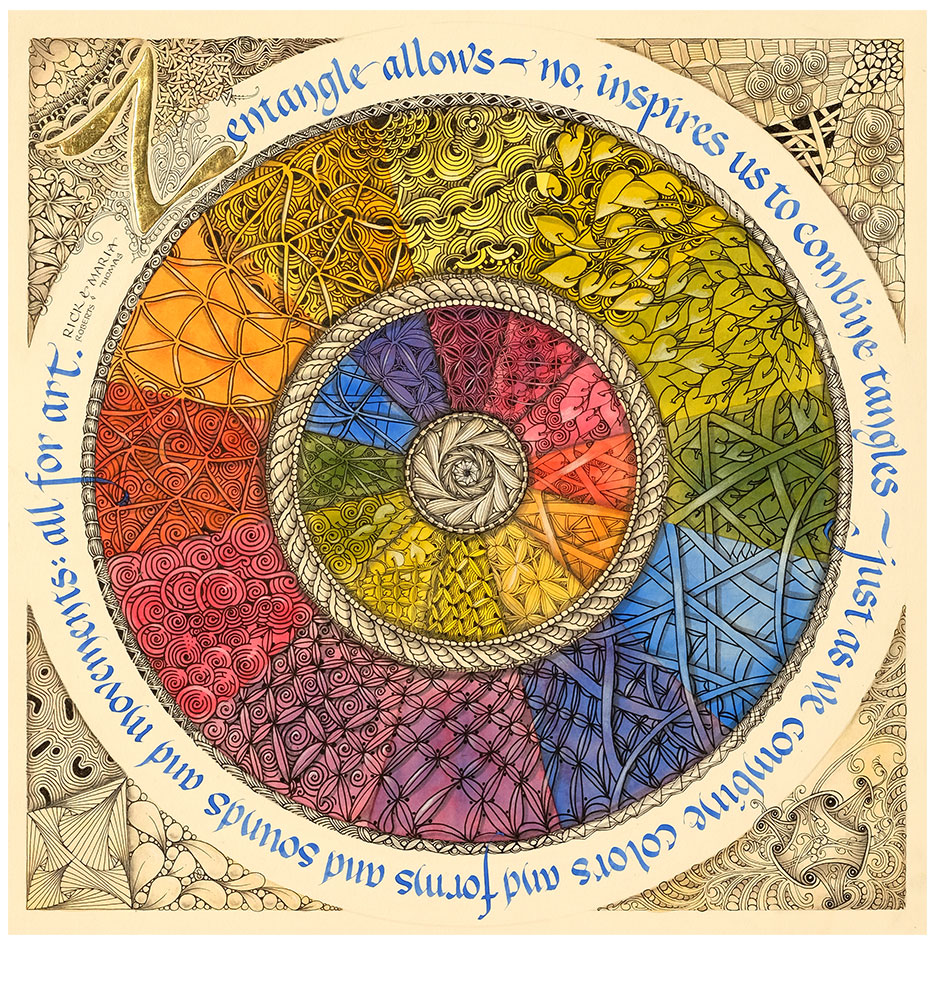 Zentangle: Color Wheel
