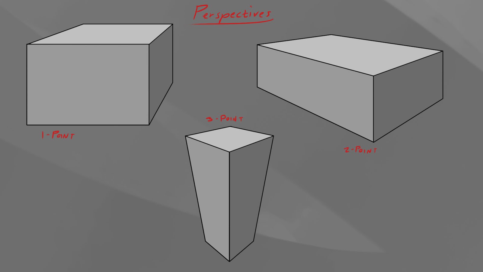 1-Point, 2-Point, 3-Point Perspective Exercise - Michael Brook - BA ...