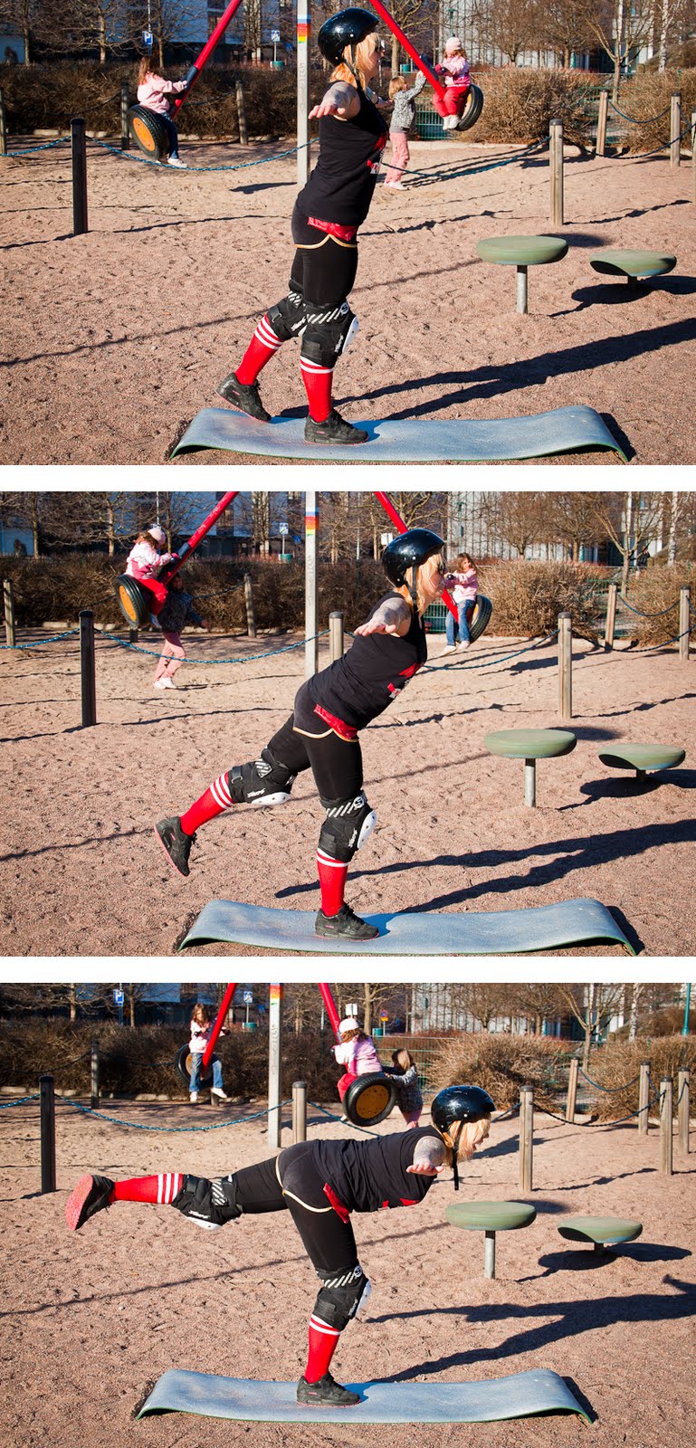 All Derby Drills: Dynamic stretching: Inverted Hamstring