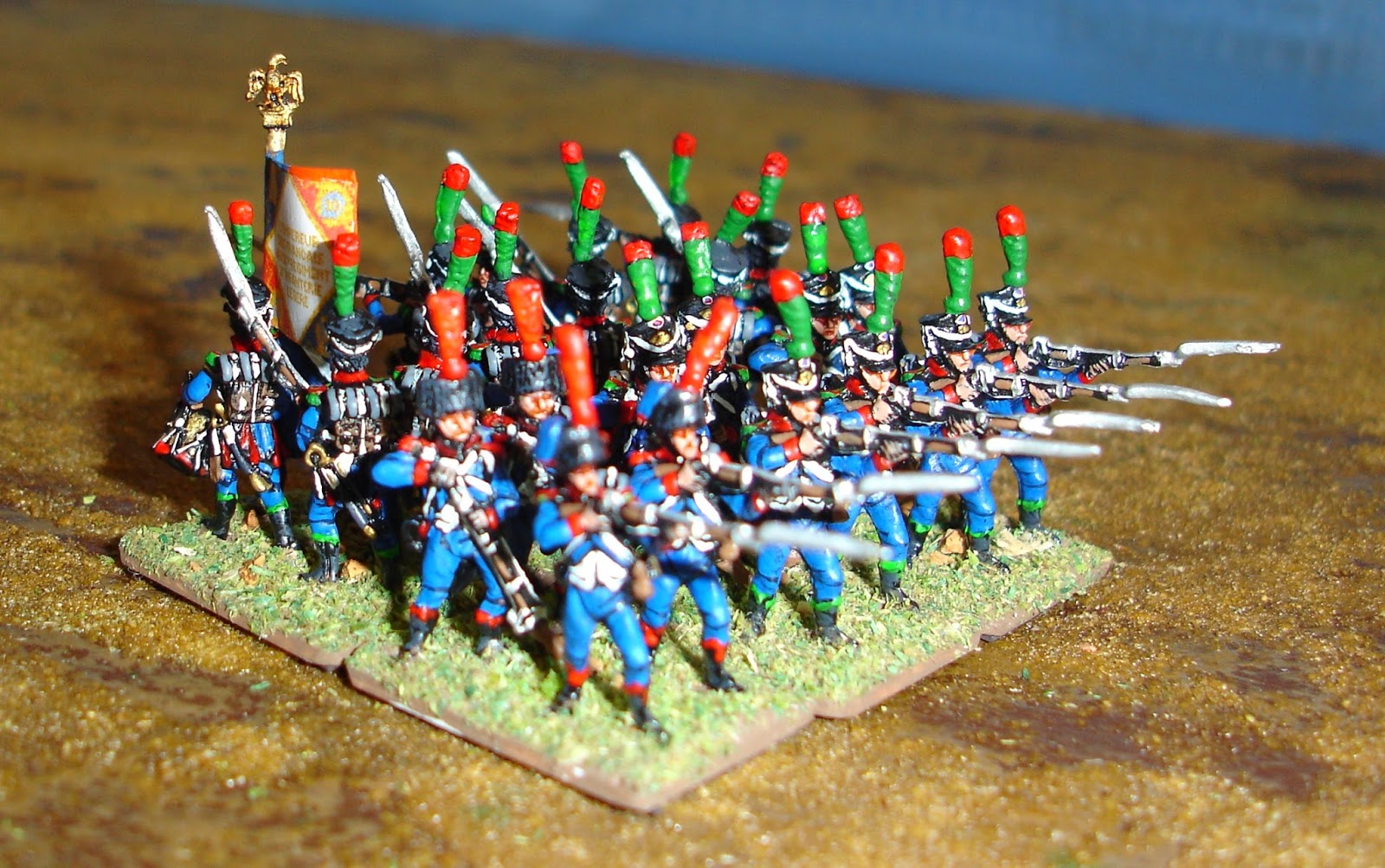 One Sided Miniature Wargaming Discourse: 10e Regiment d'Infanterie Legere