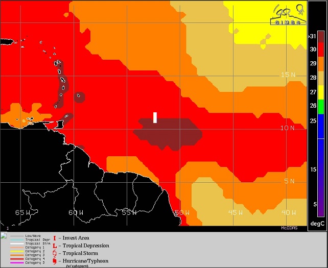 Andy Gregorio - WeatherEyes: Tropical Disturbance in Atlantic - Invest 97L