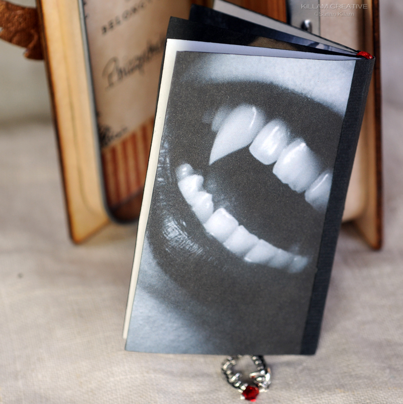 Killam Creative: Trashy Vampire Novel Altered Altoid Tin!
