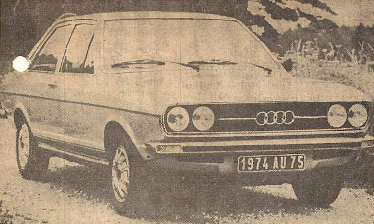 Archivo de autos: Audi 80 GT de 1974
