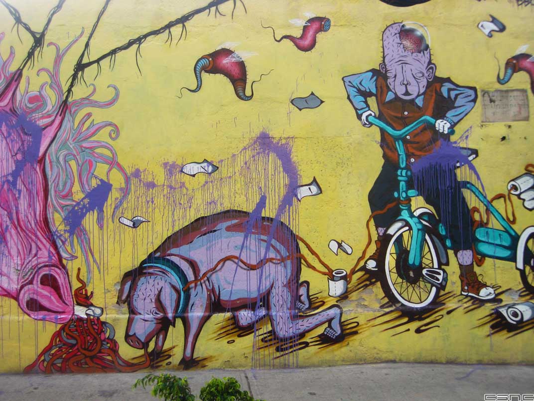 DisqueDF: Murales, Stencils Y Graffiti: Febrero - Marzo 2012