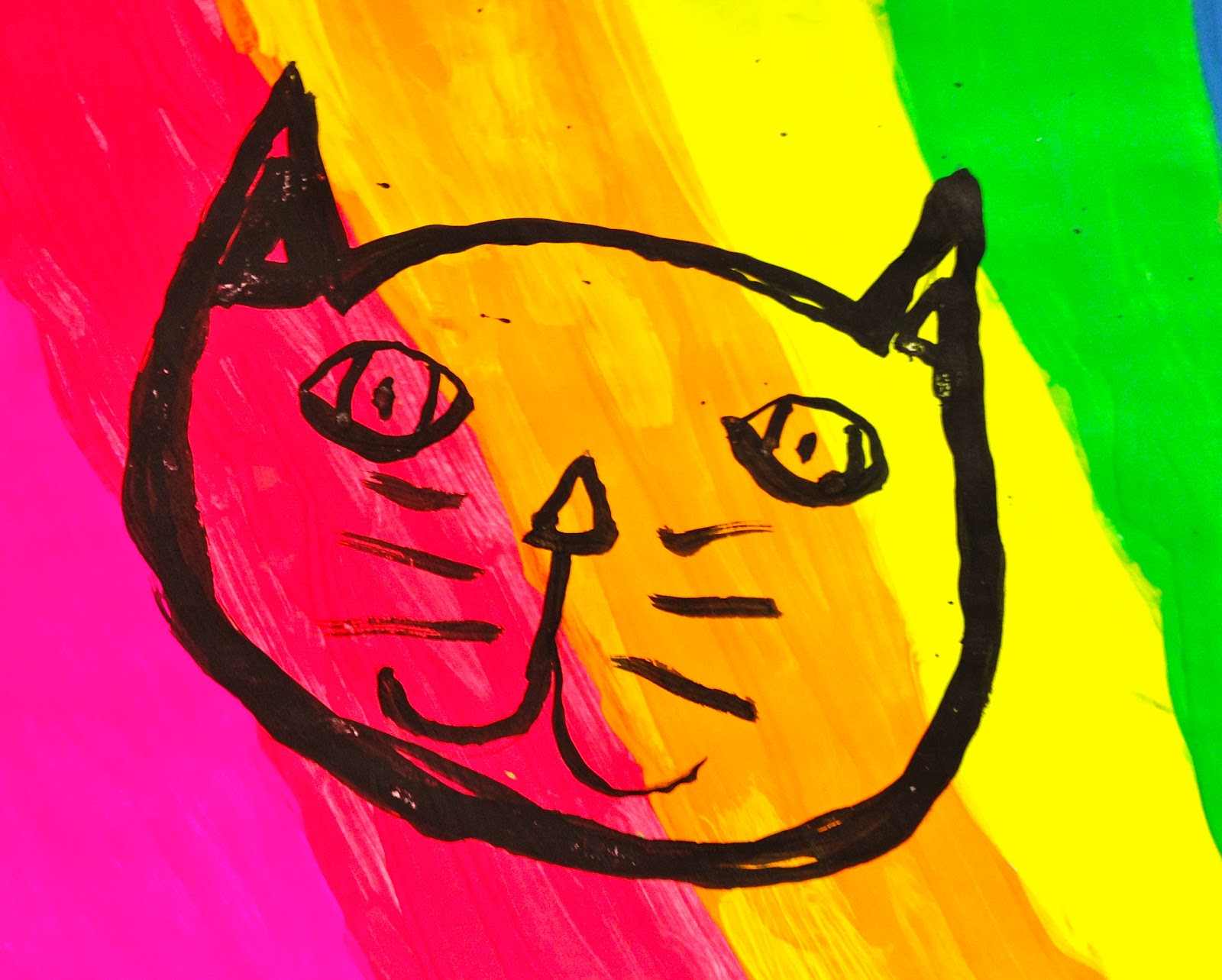 Art- It's Made To Be Seen: 4th Grade Andy Warhol Blotted Line Drawings