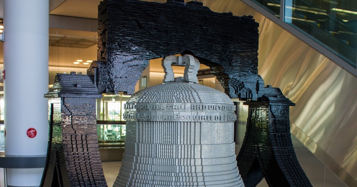 Images from my peripatetic life: Lego Liberty Bell, Philadelphia Airport