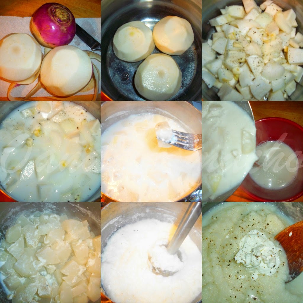 Cooking with love ! : Piure de Napi ( Low Carb Turnip Puree )