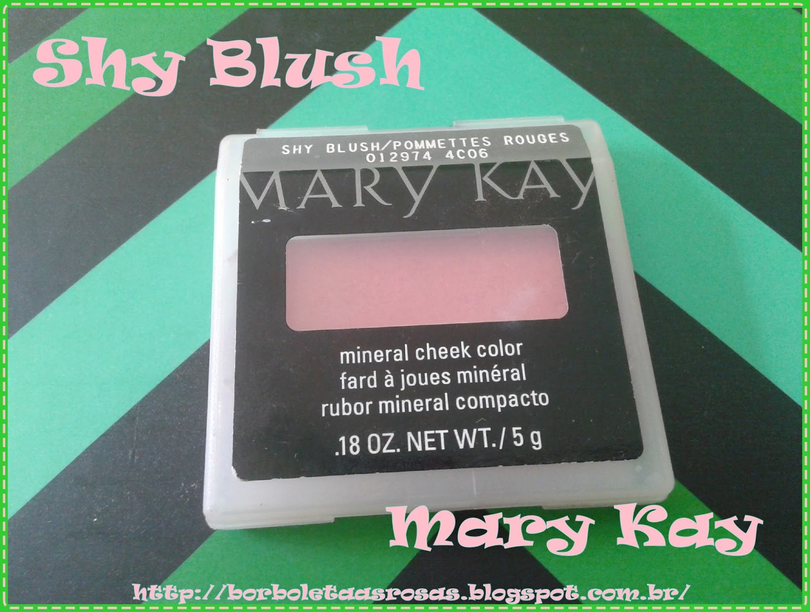Borboletas Rosas: Resenha: Shy blush - Mary Kay