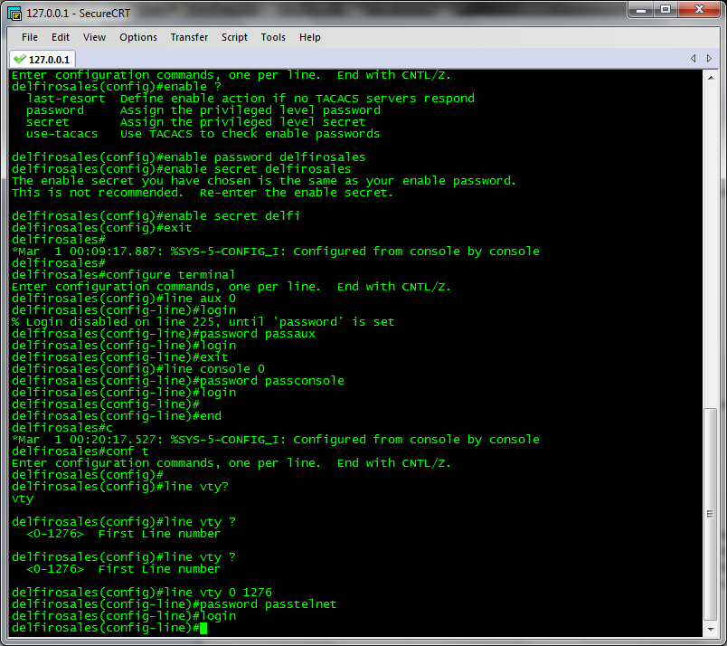 Configuraciones Básicas de un Router o Switch Cisco - Seguridad y Redes