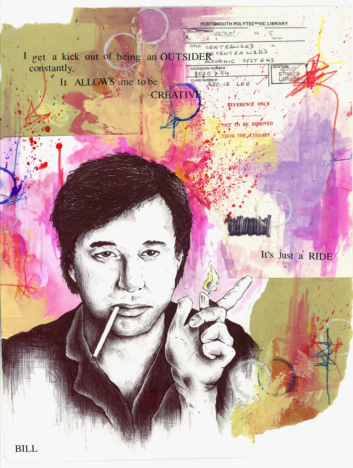 Ashley's Art: HEROES: Bill Hicks