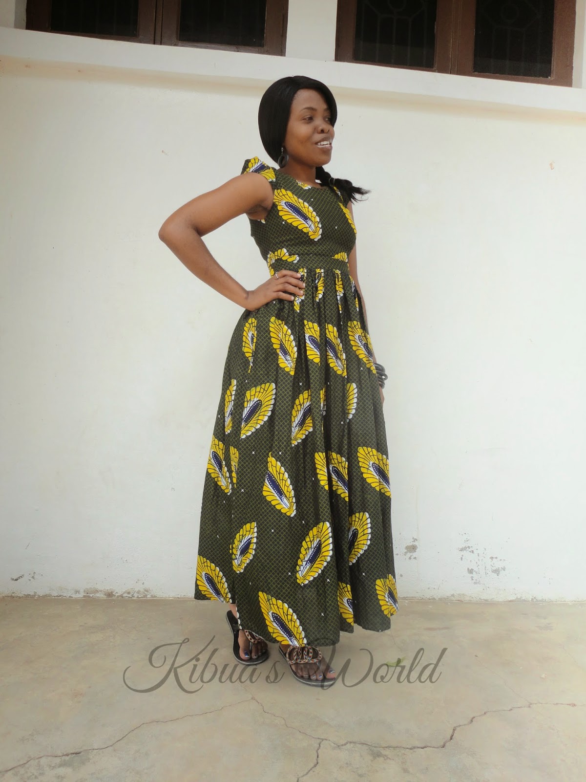 Kibua Designs: KITENGE MAXI DRESS