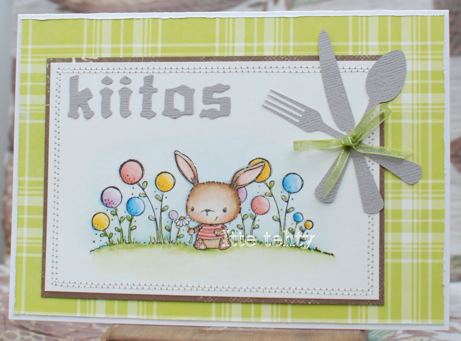 Itte tehty: Kiitoskortti