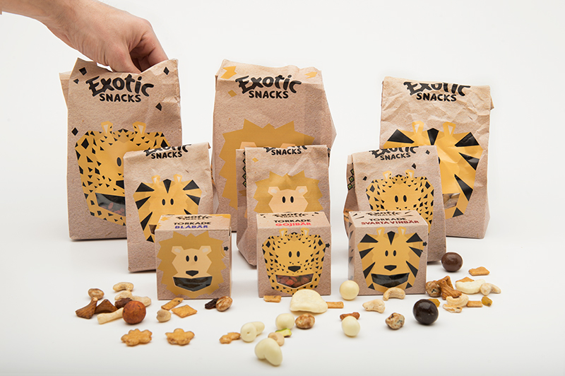 Exotic Snacks Kids Concept (Student Project) – Packaging Of The World