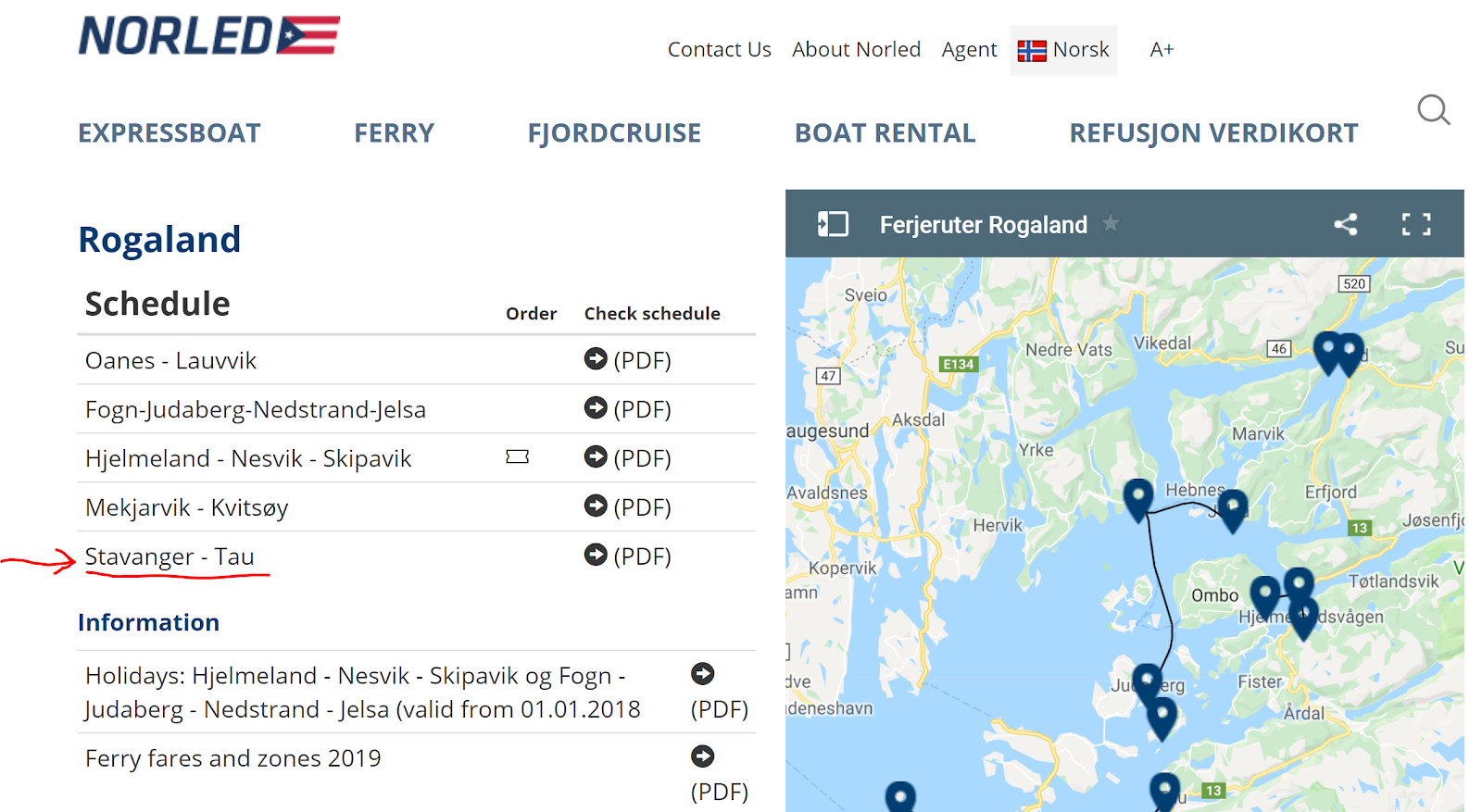 【挪威】交通 怎麼從斯塔萬格到布道石=聖壇岩(Preilkestolen)呢？ - F·L·T·W·T