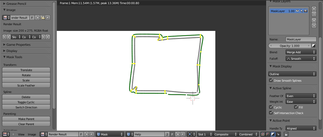 Blender 2.64 - Tutorial - Intro to Masking (Rotoscoping)