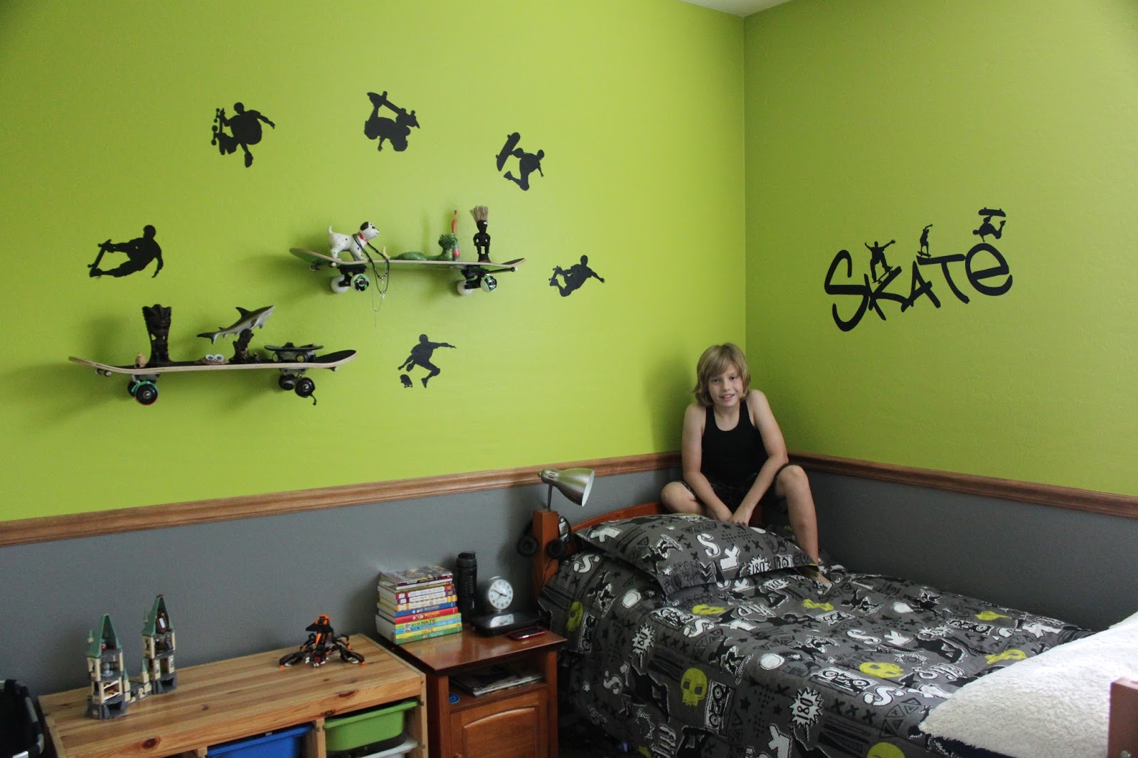 The Laubmeier Family: Brody's Skateboarding Room