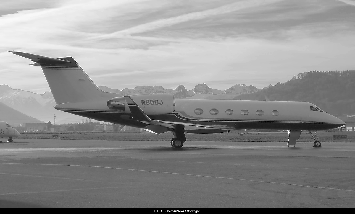 FEBE *** BernAirNews.ch ©: N800J, Gulfstream Aerospace G1159C ...