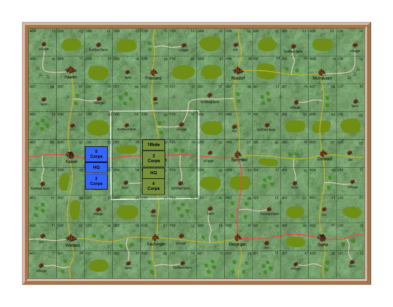 napoleonic wargaming: New Campaign Maps
