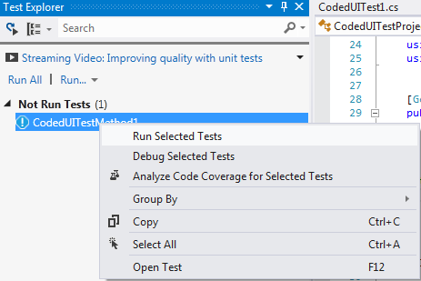Coded UI Test in Visual Studio 2012 - IT Developer Zone