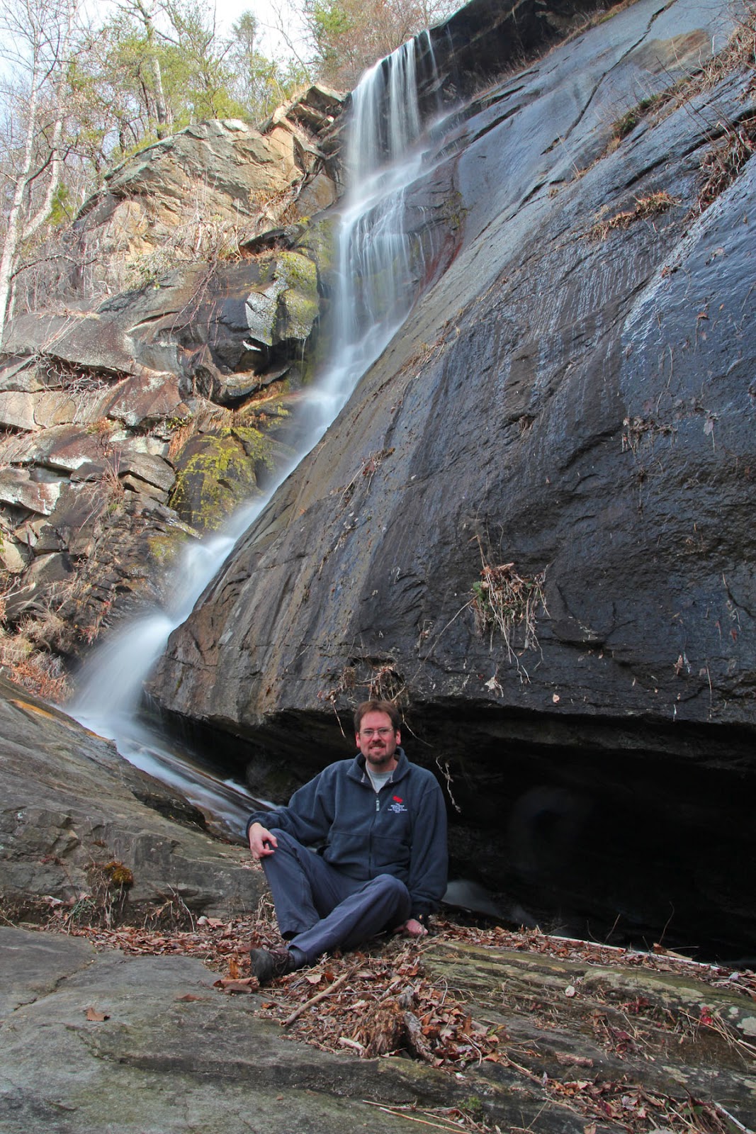 The Falls At Chimney Rock