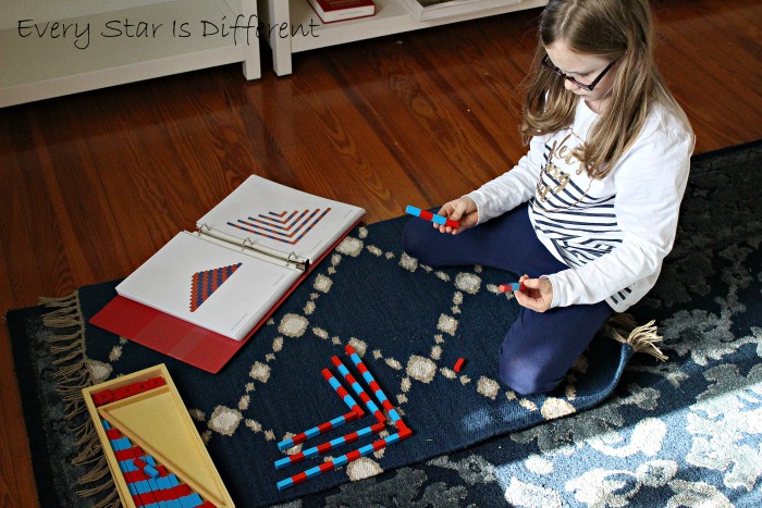 Montessori Sensorial Materials: Number Rods and Red Rods - Every Star ...
