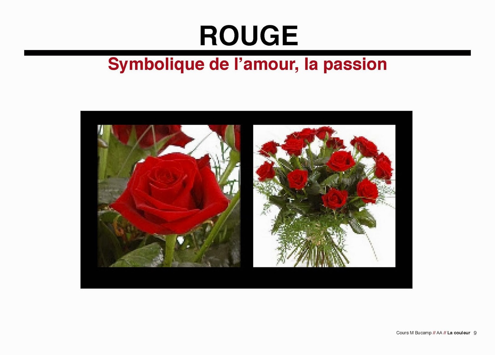 Cours d' ARTS APPLIQUES: COURS N°19 : ROUGE // Symbolique de la couleur