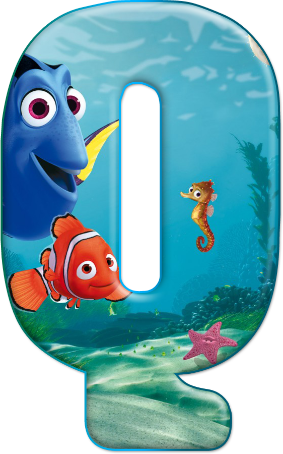 Abecedario Buscando a Nemo y Buscando a Dory. Finding Nemo Alphabet ...