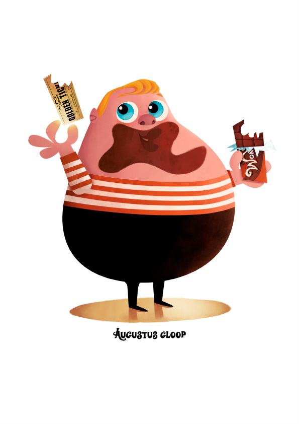 Garden Party - Le Blog de Thierry Cattant: Augustus Gloop with a real ...