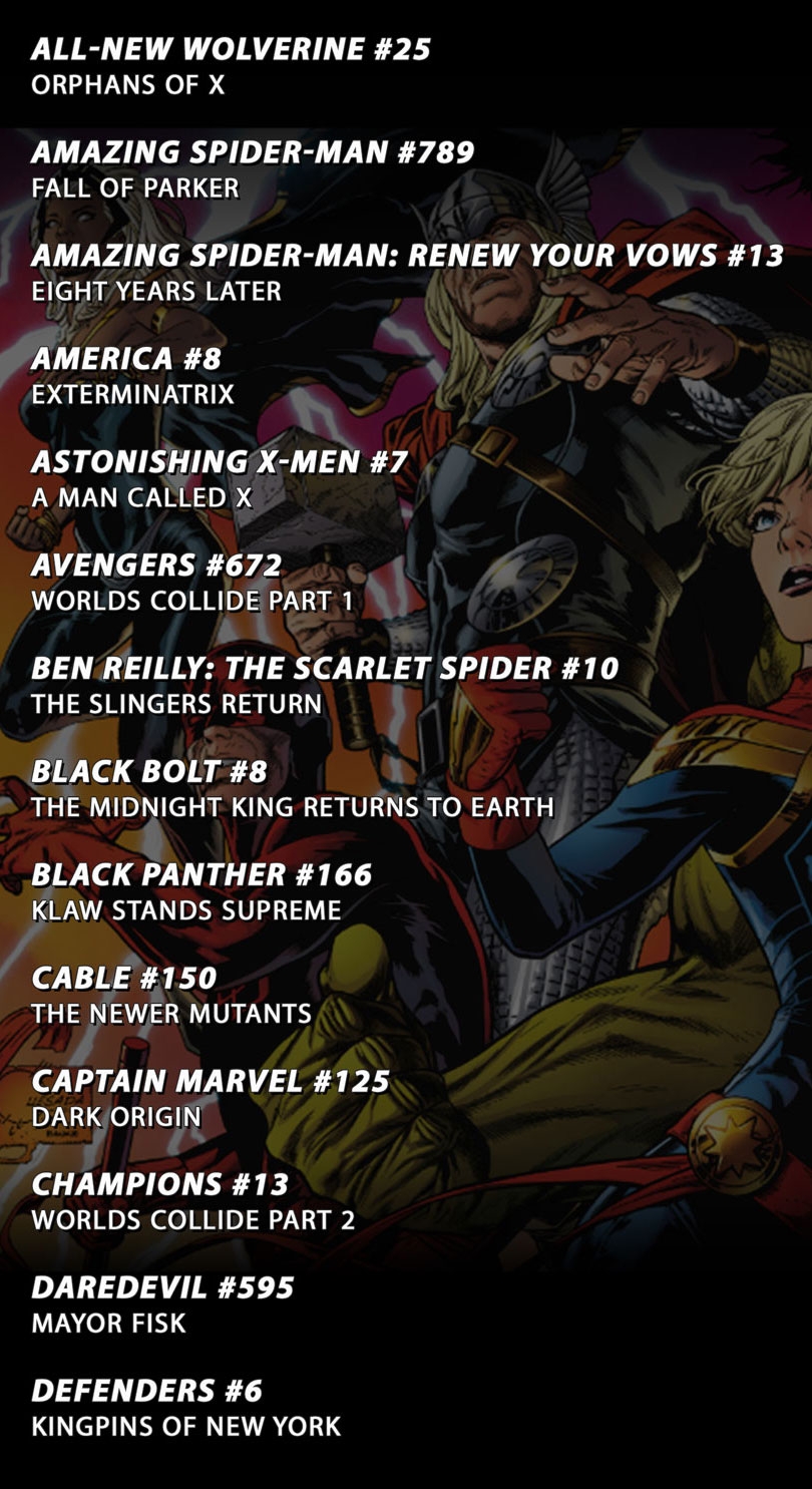 (CÓMICS) Revelados los 53 títulos de 'Marvel Legacy' - Amaz!ng Fantasy ...