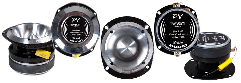 Novos tweeters, drivers e alto falantes PV AUDIO. - Só Som Eletros ...