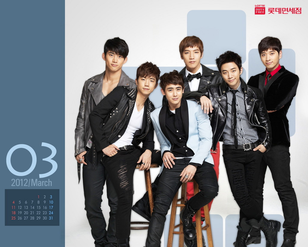 Everything About 2PM: [Poster] 2PM Lotte Duty Free Wallpaper [Calendar ...