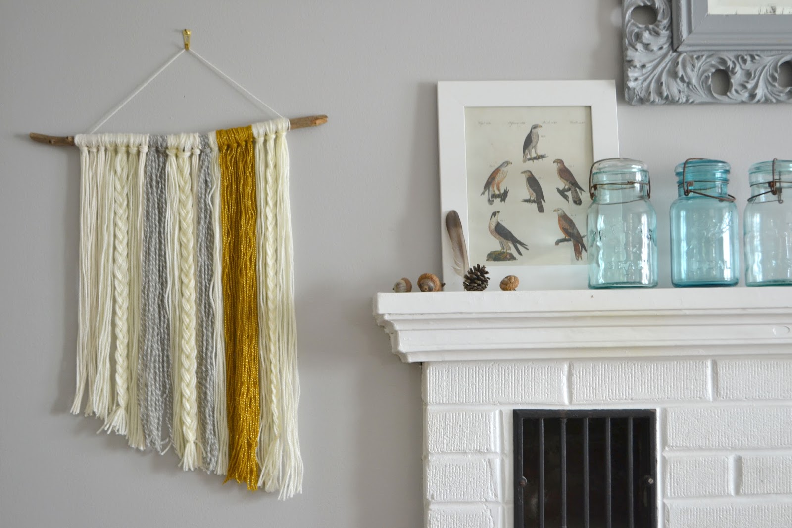 Attic Lace: Simple DIY Wall Hanging