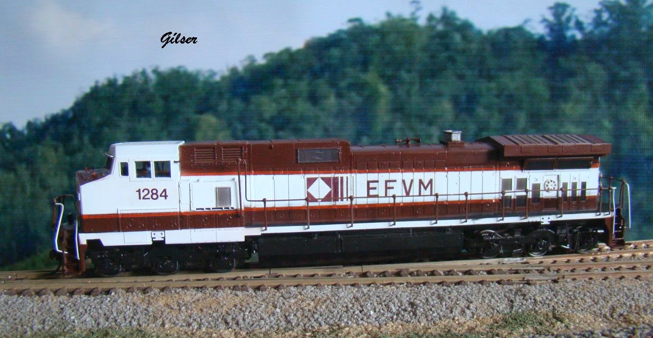 Gílser ferreo trens: C44-9w Efvm - Cara branca (Atendendo á pedido)