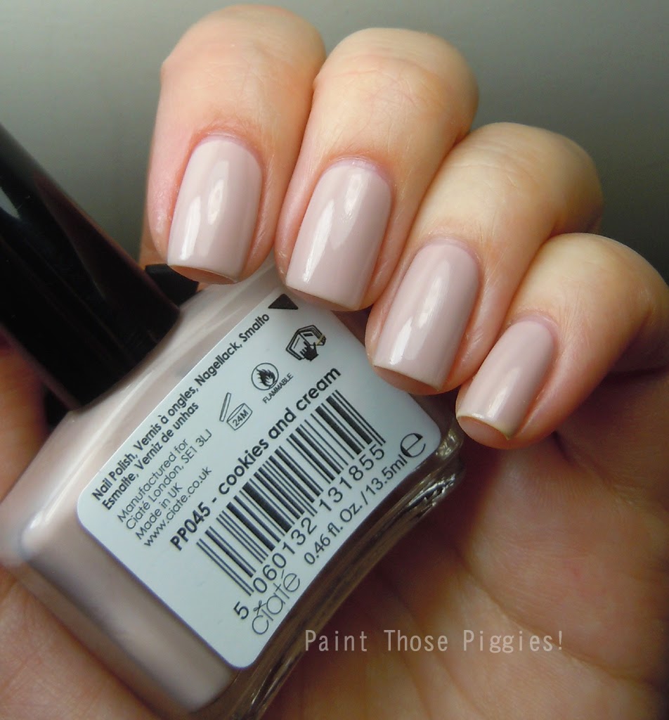 Paint Those Piggies!: Ciate Cookies and Cream-Swatches and Review