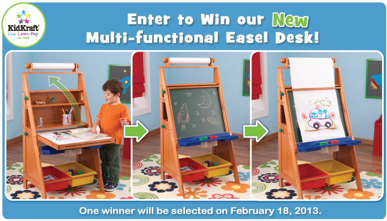 KidKraft Toys & Furniture: Win a Multi-Functional Easel Desk!