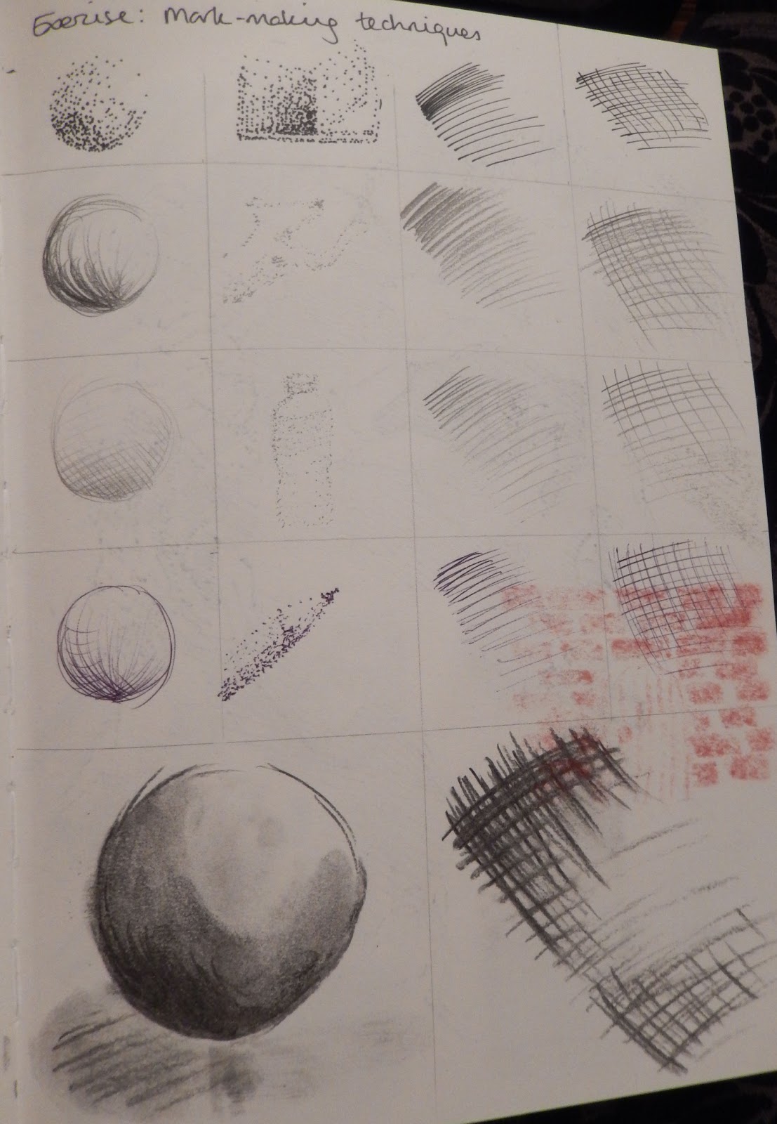 Kim's Blog: Part one - Making marks