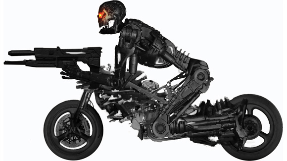 .: Moto Exterminador do Futuro (Terminator).