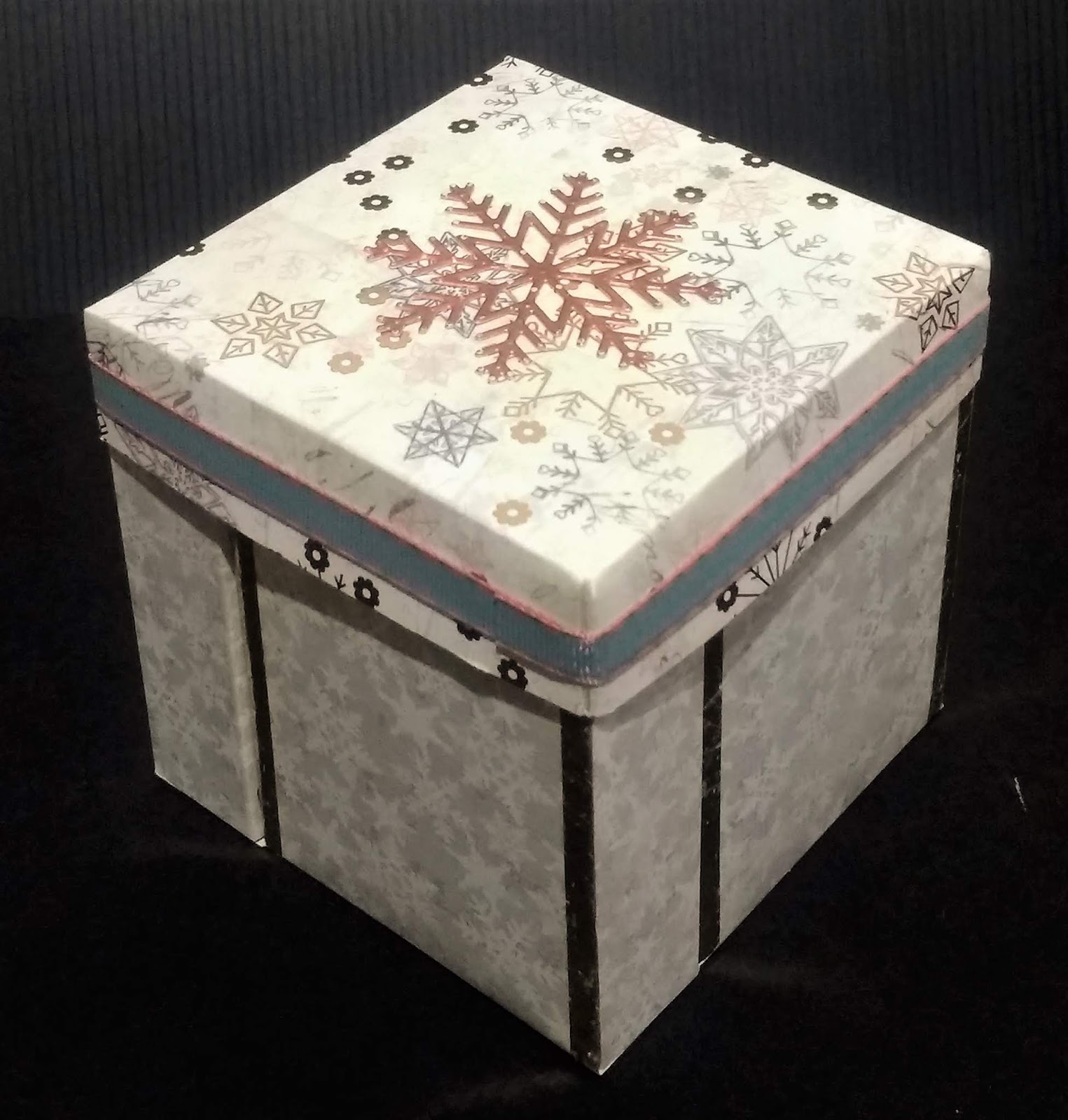 IcedImages: Exploding Box Christmas Card with Drawers
