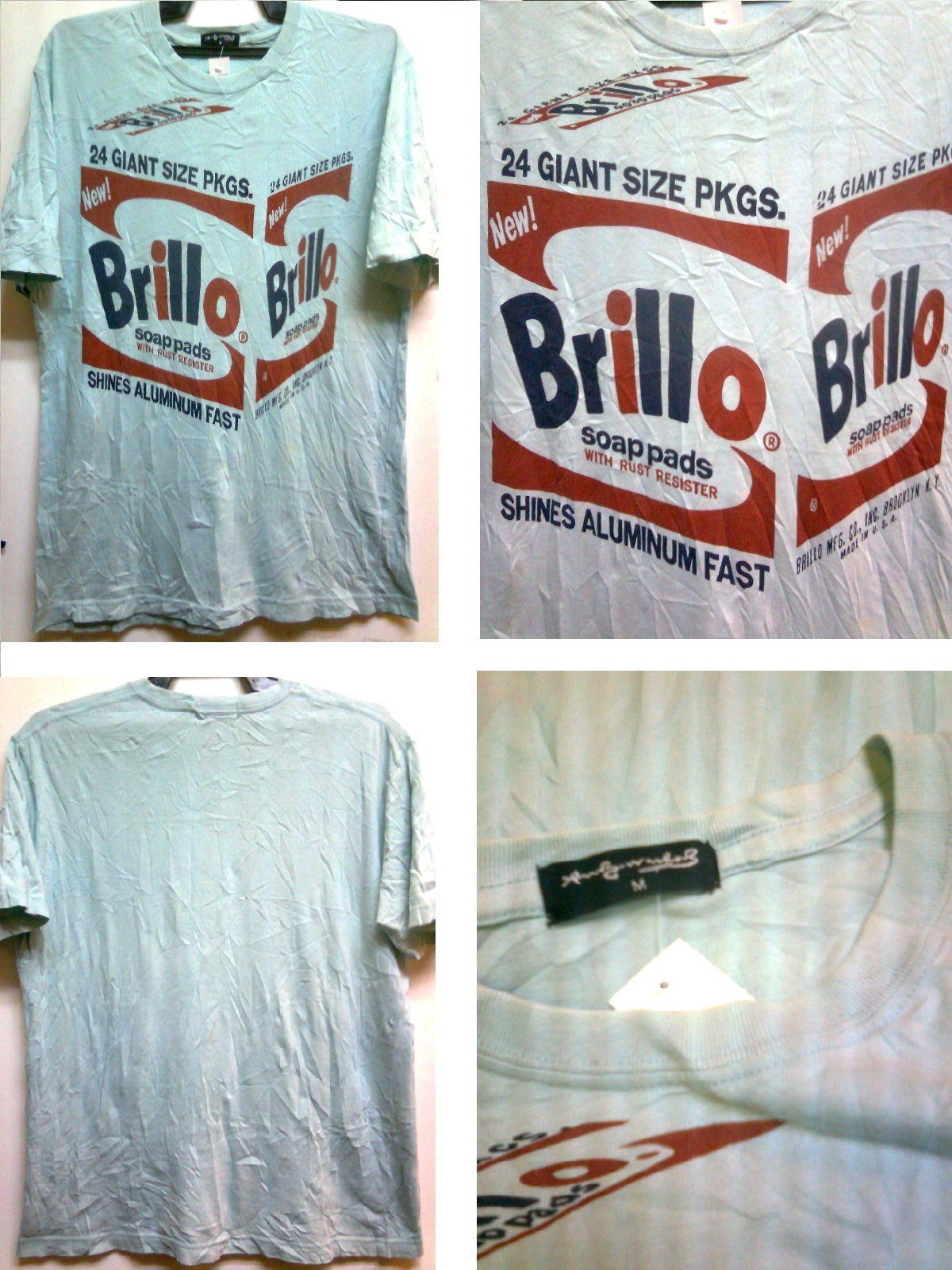 Rakutanstock.Com: Andy Warhol BRILLO T- Shirts [used] Medium